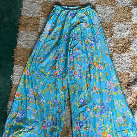 Pants & Jumpsuits | Vintage Peter Pan Floral Pants | Poshmark